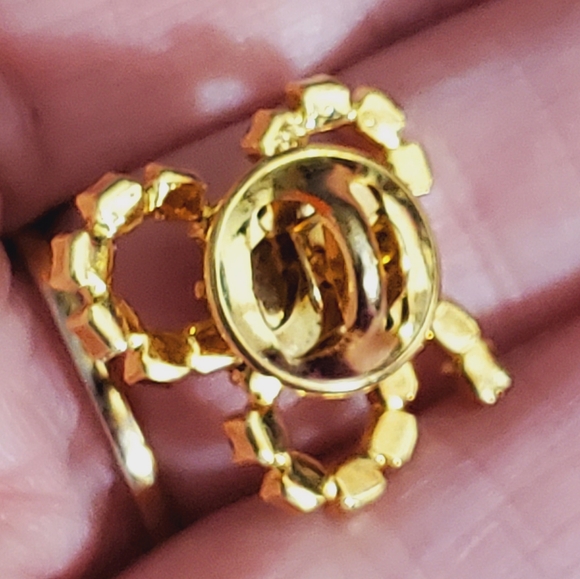 ballou | Jewelry | Vintage Ballou Regd Emerald Green Shamrock Crystal ...